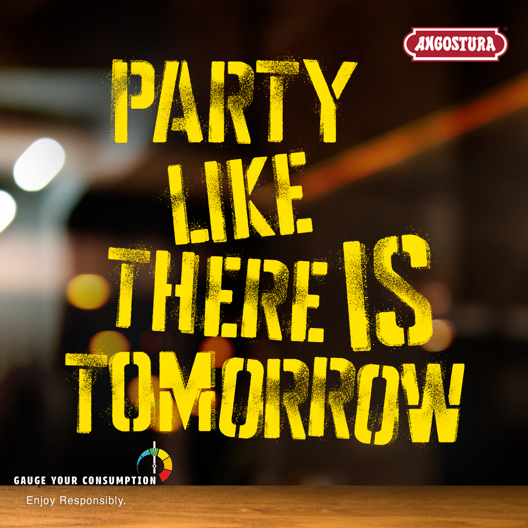 RESPONSIBLE CONSUMPTION CAMPAIGN #PARTYLIKETHEREISATOMORROW - ANGOSTURA